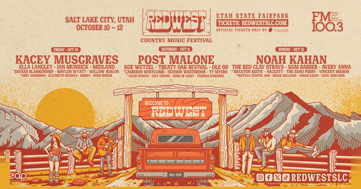 Win tickets to Redwest Music Festival - FM100.3 - Better Music Better ...